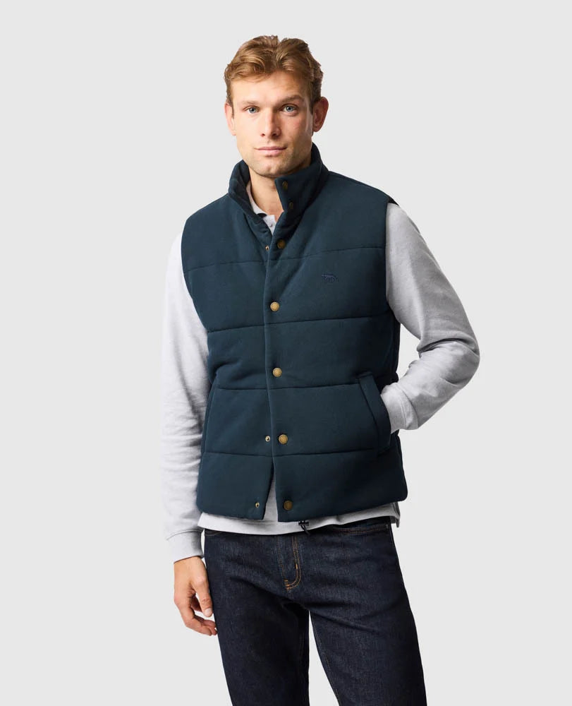 Rodd & Gunn - Lake Ferry Vest - Midnight – Blowes Clothing