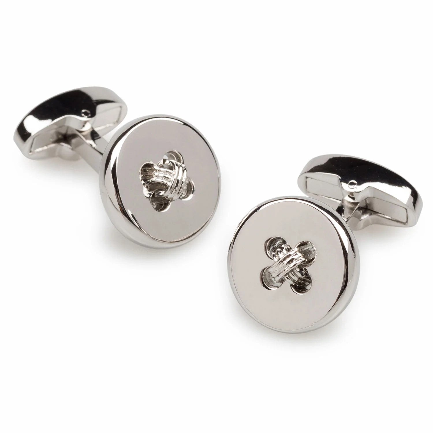 OTAA - Button Cufflinks - Silver – Blowes Clothing