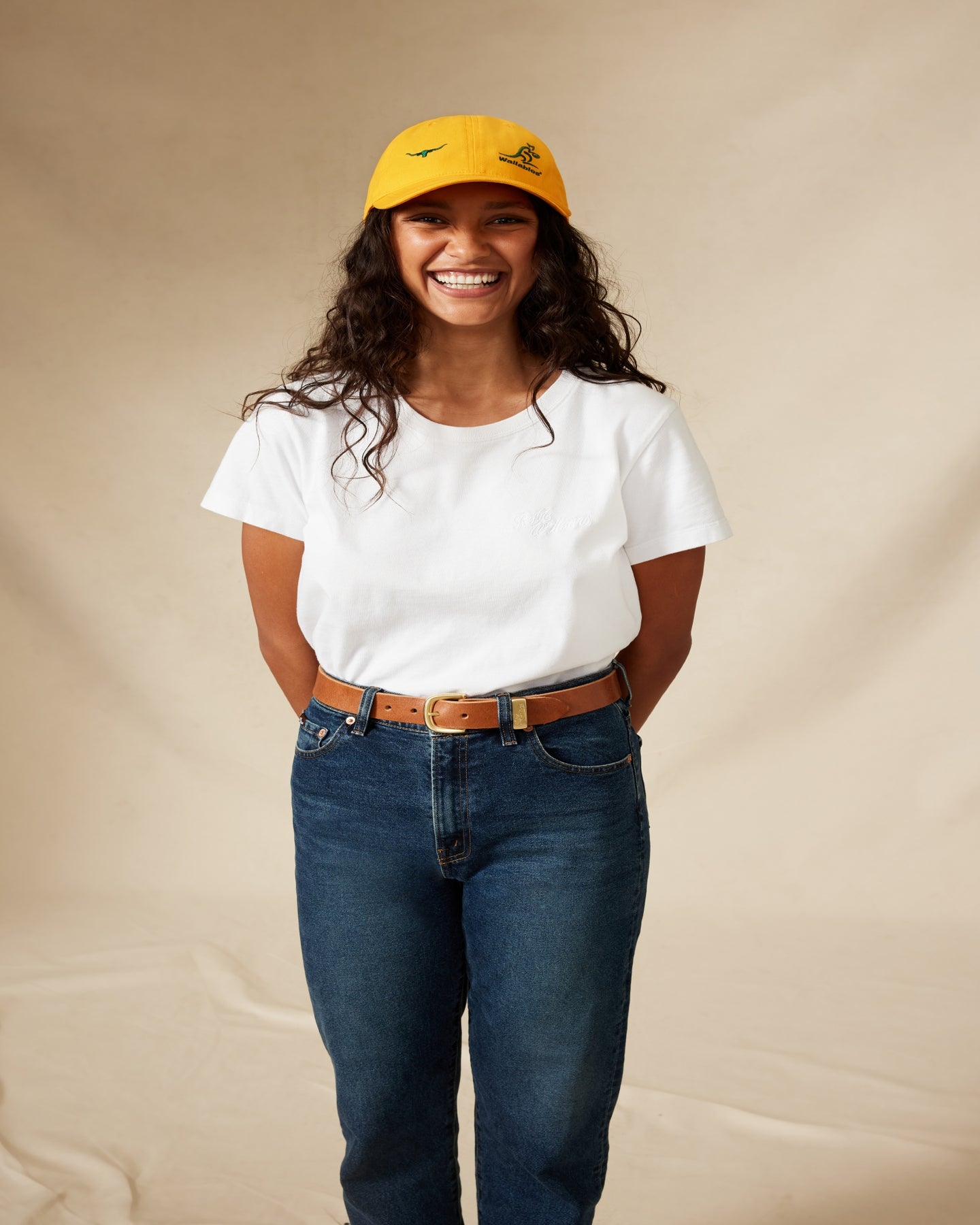 R.M.Williams - Wallabies Heritage Baseball Cap - Gold - Longhorn/Walla ...