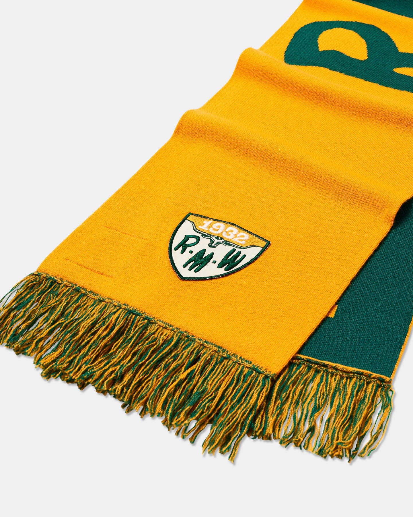 R.M.Williams - Wallabies Heritage Scarf - Gold – Blowes Clothing