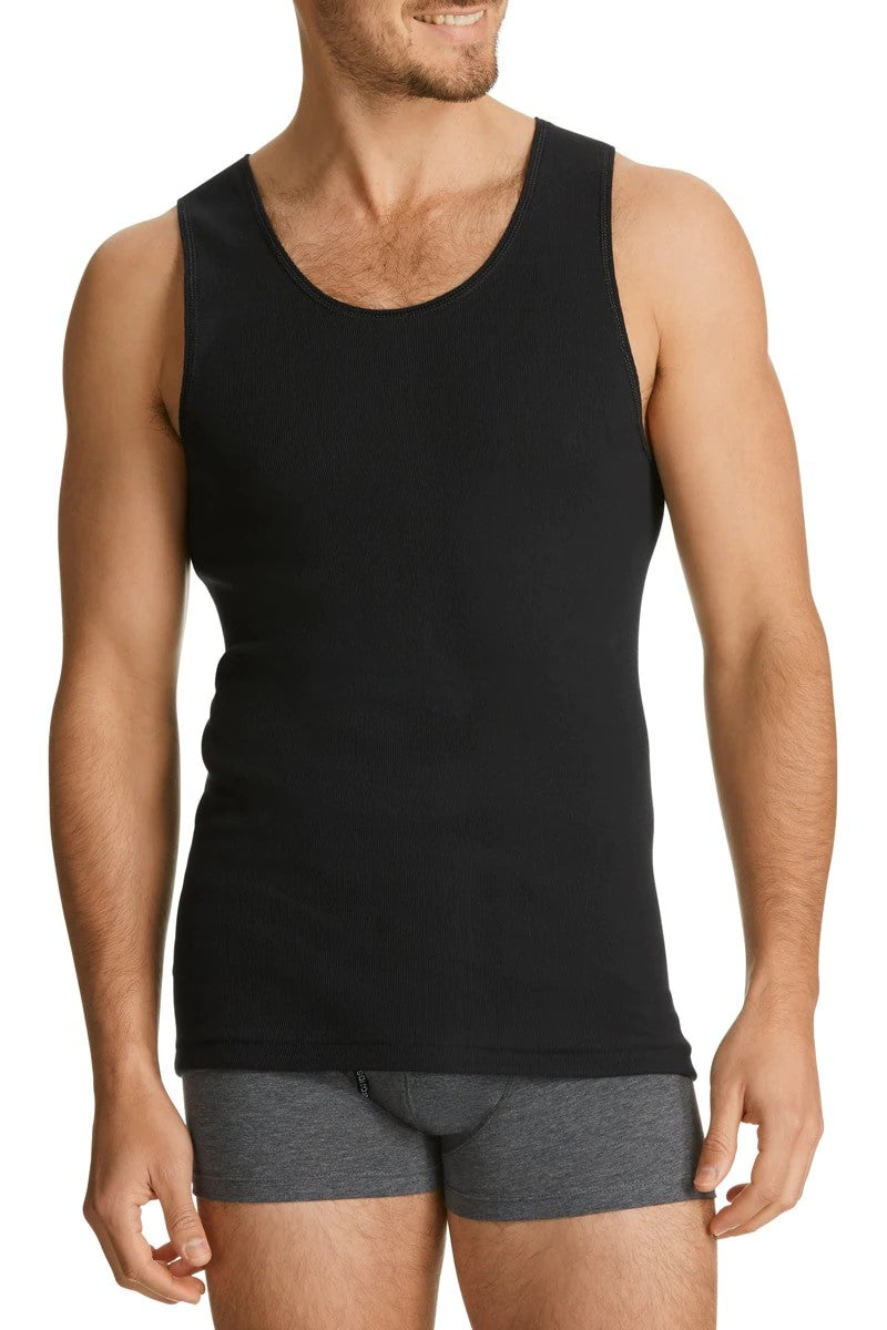 Bonds - 4 Pack Chesty Singlet - Black – Blowes Clothing