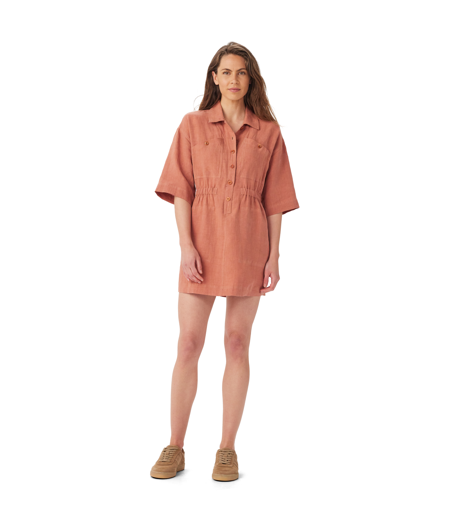 R.M.Williams - Explorer Linen Dress - Copper – Blowes Clothing