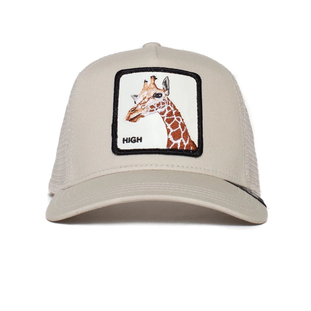 Goorin - Animal Trucker Cap - High Giraffe - Khaki – Blowes Clothing