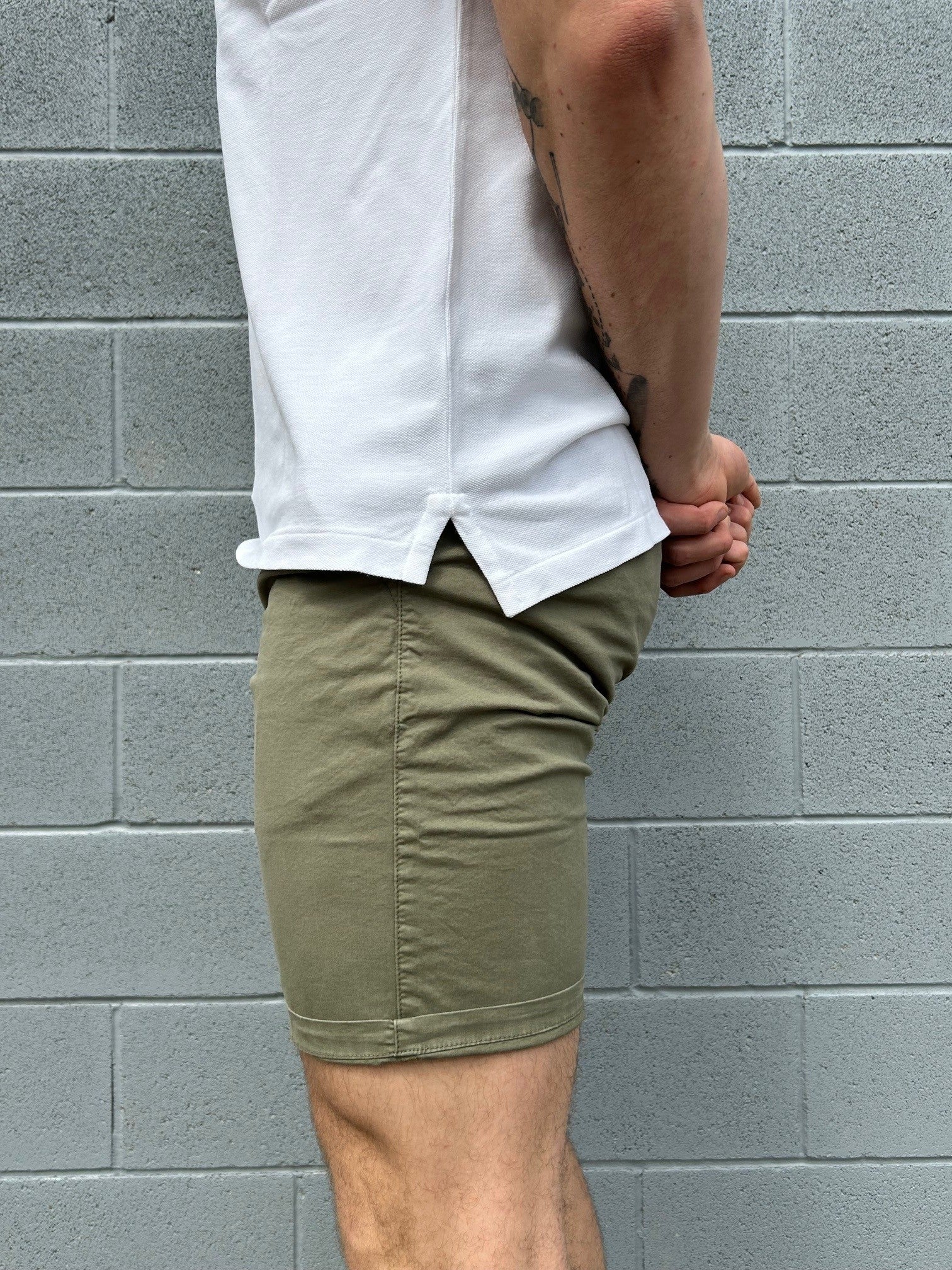 Daniel Hechter - Lucas Stretch Cotton Short - Sage – Blowes Clothing