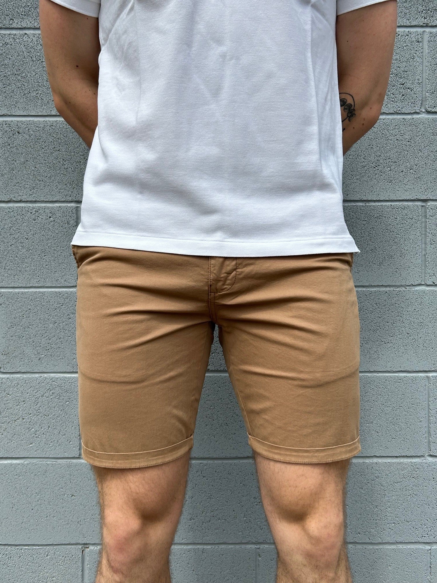 Lucas Stretch Cotton Short Sand - Daniel Hechter – Blowes Clothing