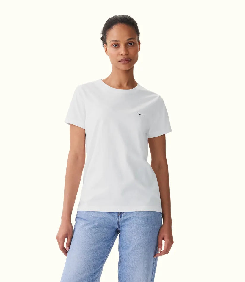 Organic Cotton Piccadilly T-Shirt - White | R.M.Williams – Blowes Clothing