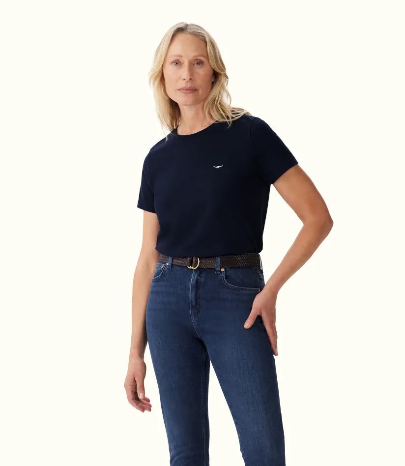 Piccadilly T-Shirt Navy - R.M.Williams – Blowes Clothing