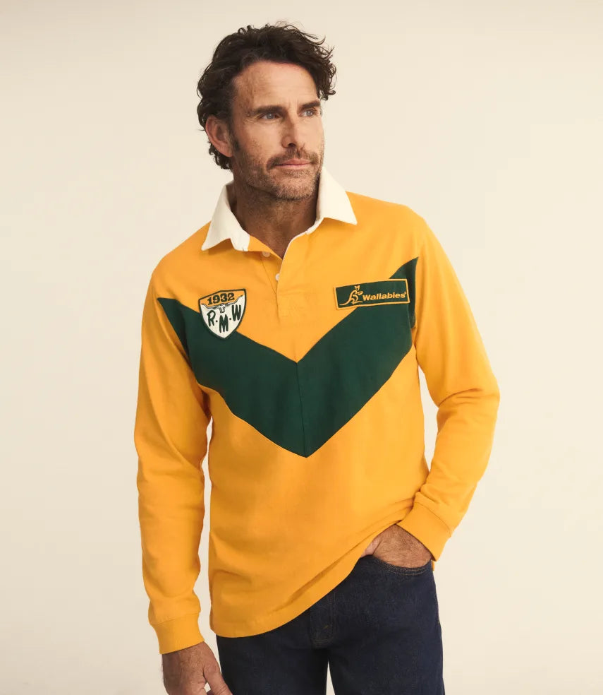 R.M.Williams - Wallabies Heritage Chevron Rugby - Green & Gold – Blowes ...
