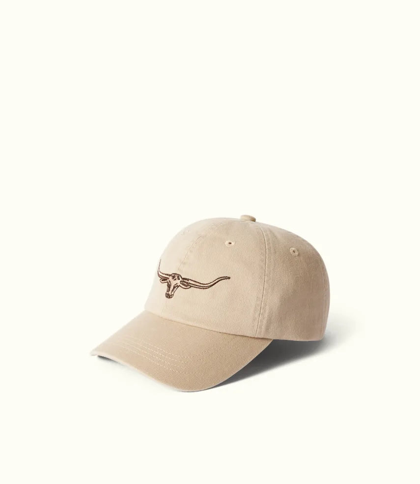 R.M.Williams - Longhorn Twill Cap - Ecru – Blowes Clothing