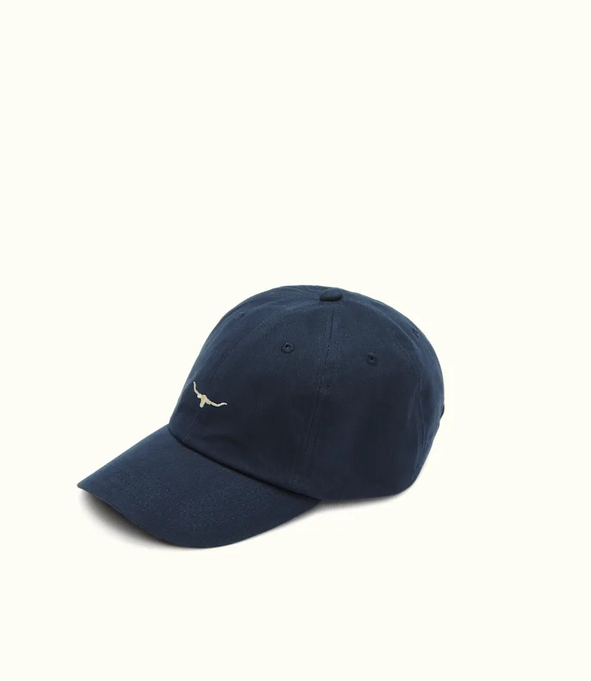 R.M.Williams - Mini Longhorn Twill Cap - Blue Wash – Blowes Clothing