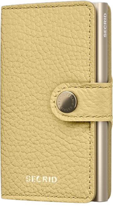 RFID Protected Mini Wallet - Secrid Butter Yellow – Blowes Clothing