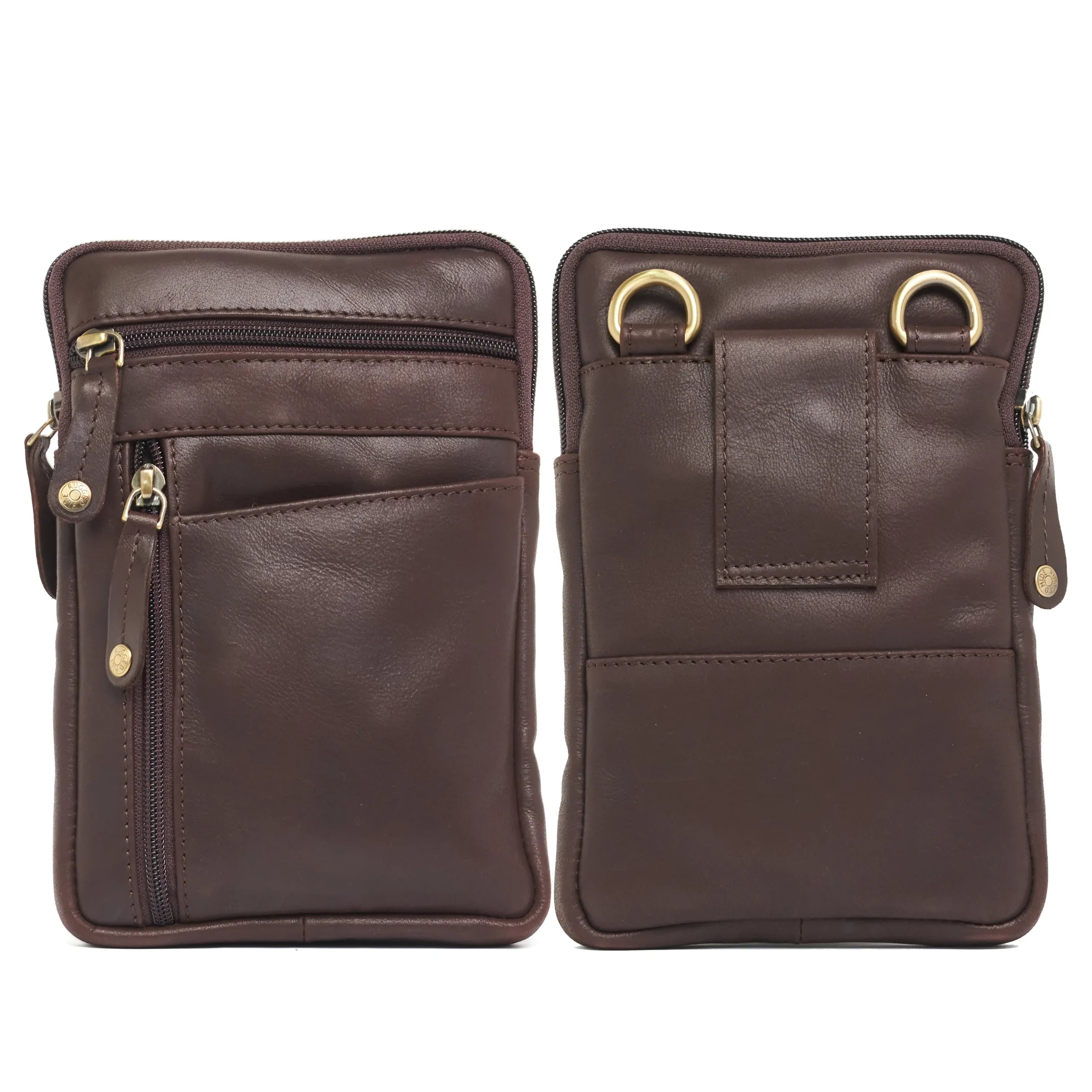 Felix Crossbody Bag - Brown | Oran Leather – Blowes Clothing