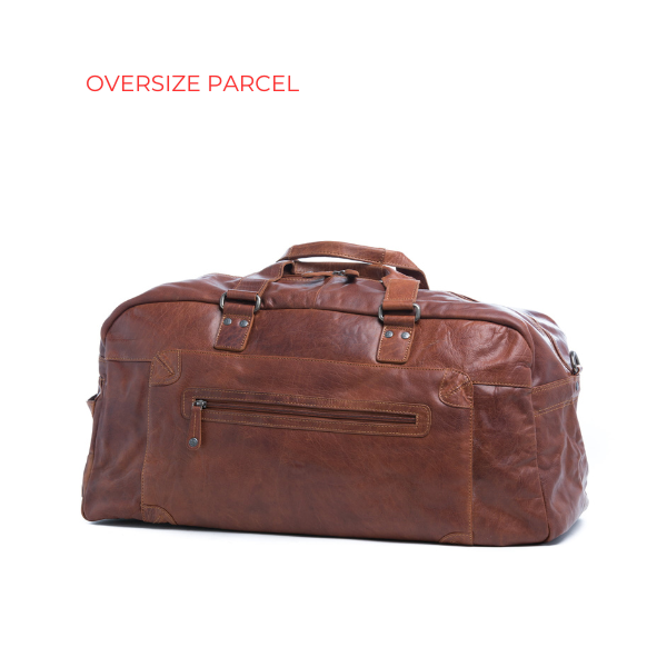 Oran Leather Travel Bag - Brown | Brandy – Blowes Clothing