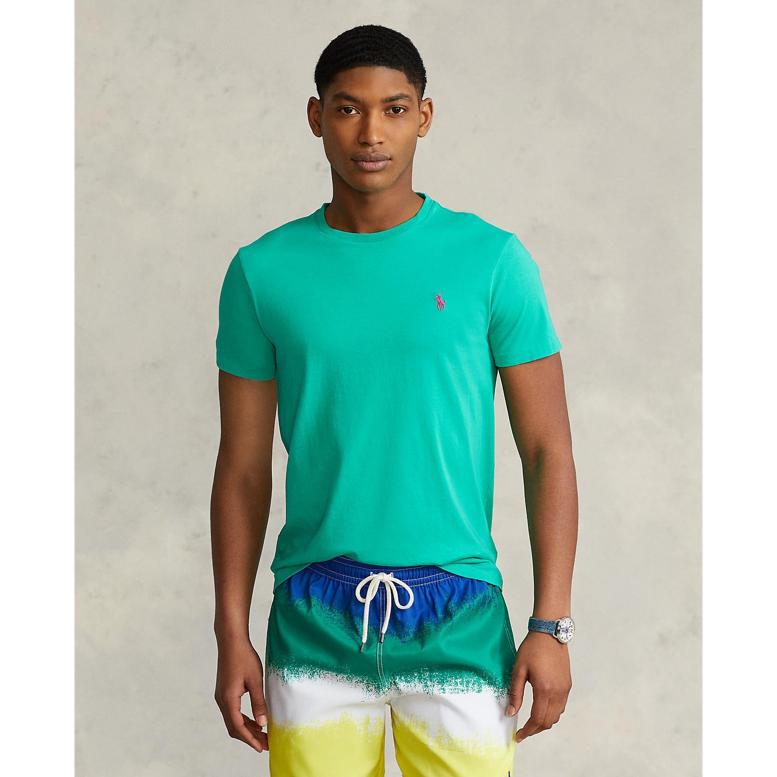 Custom Fit Jersey Crewneck T-Shirt Green – Blowes Clothing