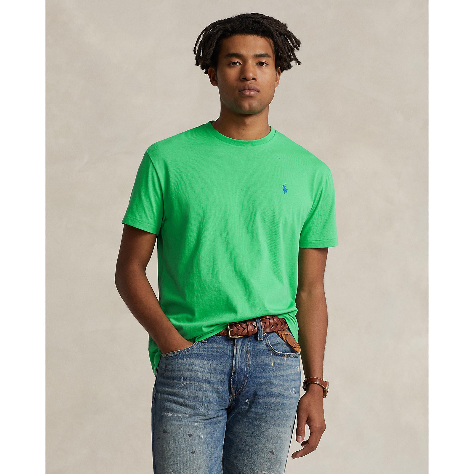 Polo Ralph Lauren - Custom Slim Fit Jersey Crewneck T-Shirt - Course G ...