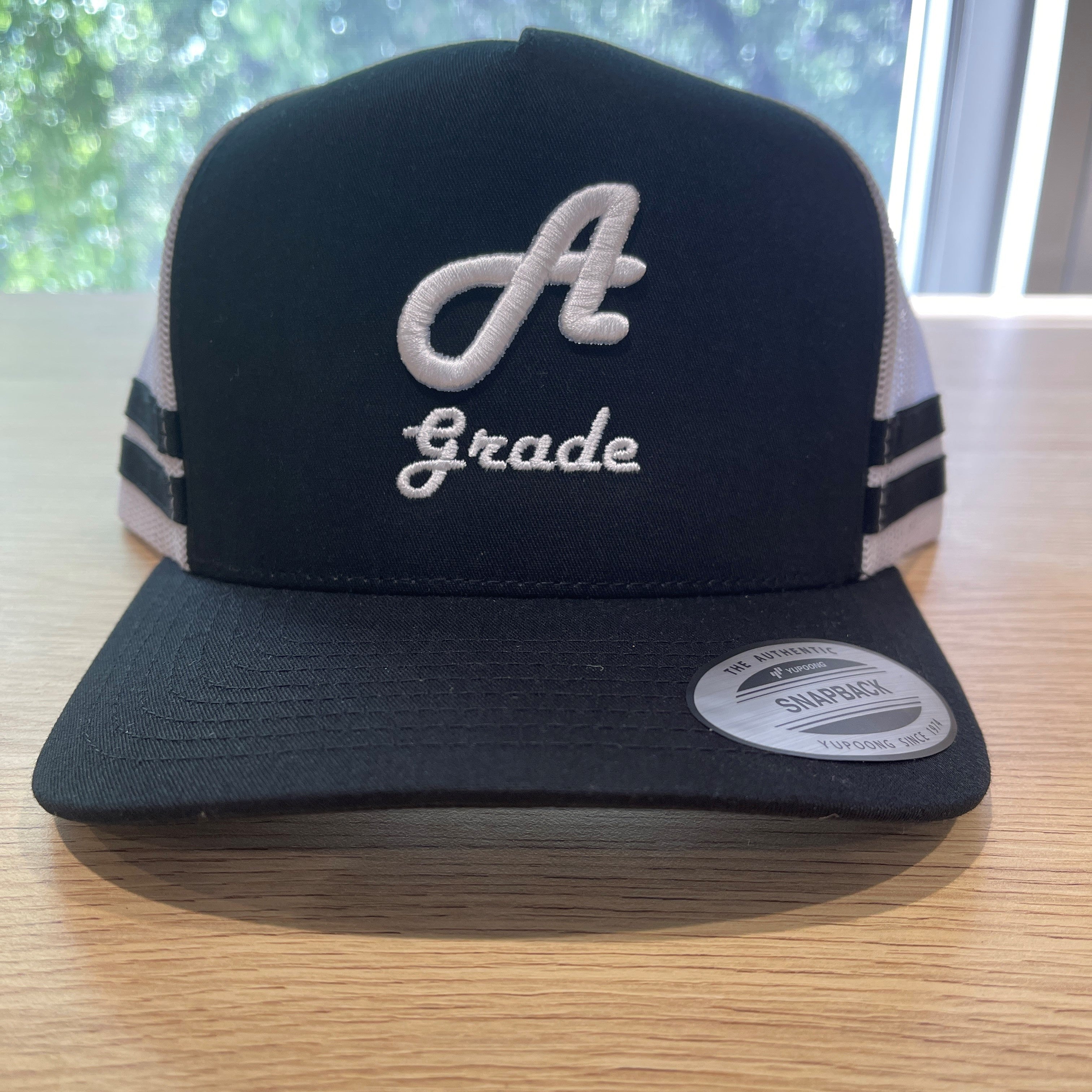 A Grade Trucker Cap Black & White – Blowes Clothing